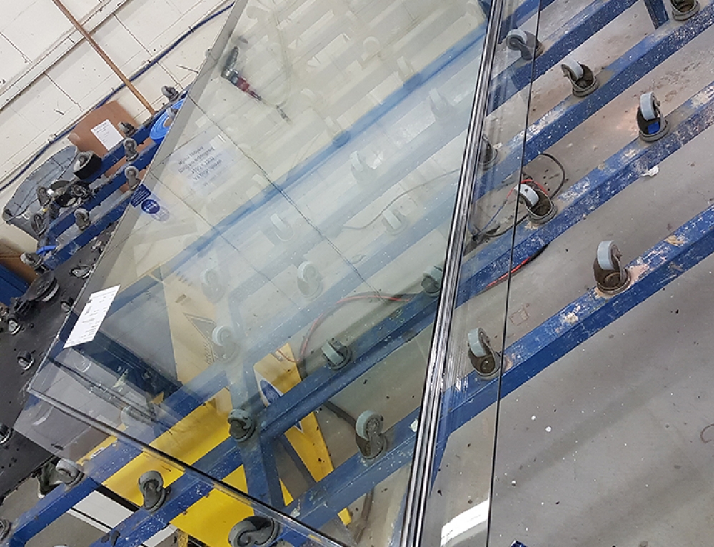 Triple glazed shaped and stepped - IGU for Glassmaster - E J Cocker Ltd ...