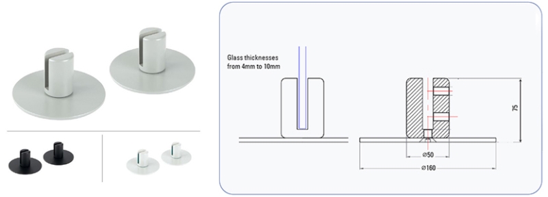 VetroScreens® Freestanding Clamps – E J Cocker Ltd – Insulated Glass Units